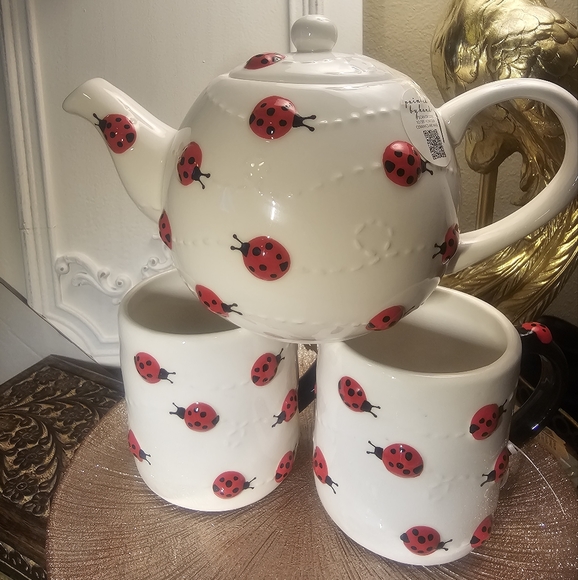 Lang Design | Dining | Ladybug Teapot And Mug Set | Poshmark